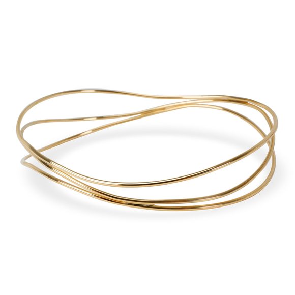 Tiffany & Co. | Bags | Tiffany Co Elsa Peretti 3 Row Wave Bracelet In ...